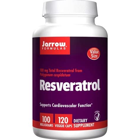 Jarrow Formulas Resveratrol 100mg 120vkaps Sklep ŚwiatSupli sklep