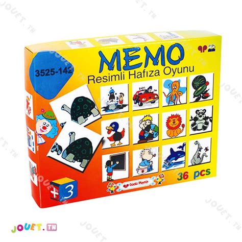 Memo Game 36 Pcs Jouettn