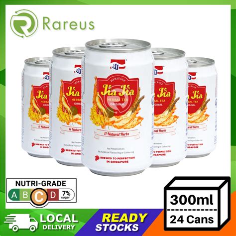 Jia Jia Herbal Tea Original 300ml X 24 Cans Lazada Singapore