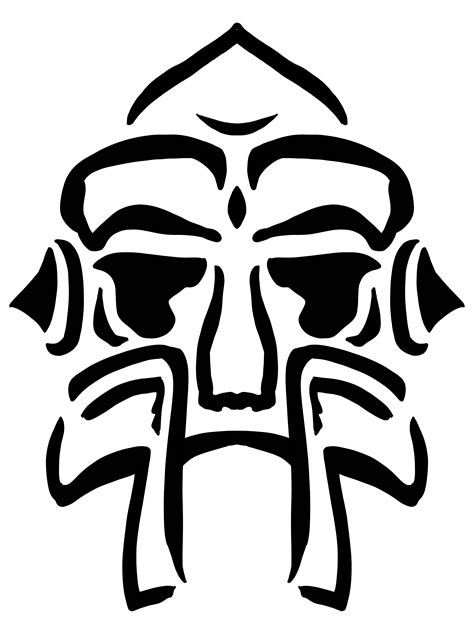 Mf Doom Mask Stencils Crosspost From R Mf Doom Part 1 Of Infinity