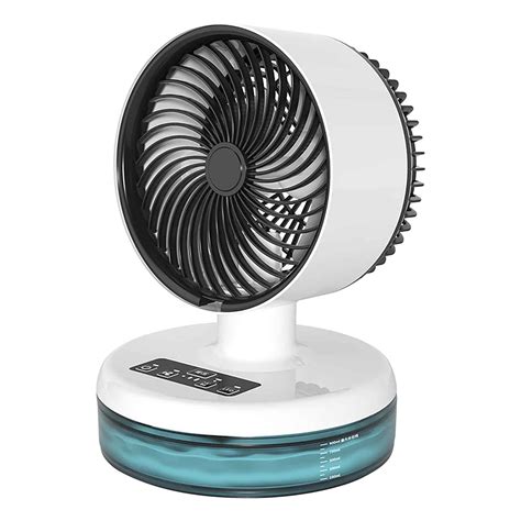 Harpi Desk Fans Small Quiet Portable Fan Rechargeable Air Circulator Folding Cold Fan