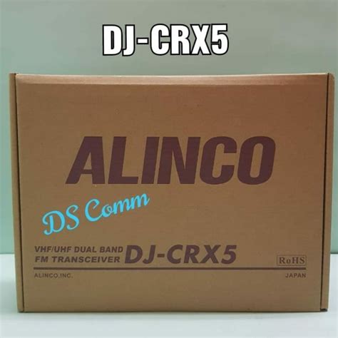 Jual Alinco Dj Crx Ht Dual Band Vhf Uhf Baru Garansi Radio Ht Djcrx Crx Shopee Indonesia
