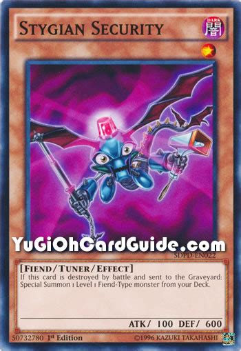 Yu Gi Oh Stygian Security
