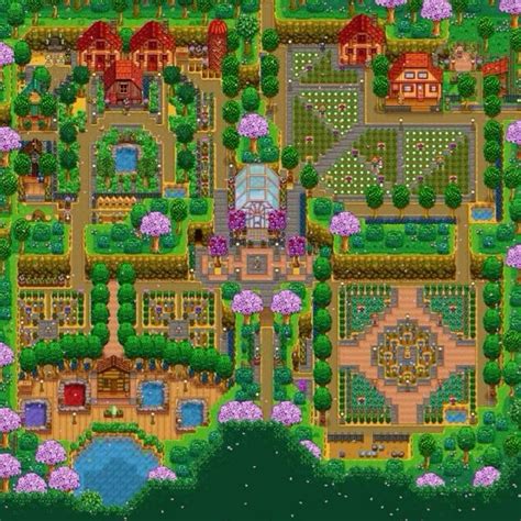 Stardew Valley Four Corners Layout Stardew Valley Farms Stardew