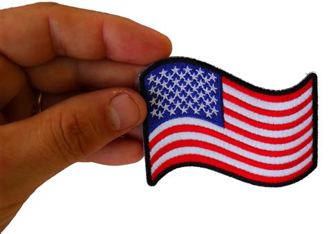 Iron On Waving Us Flag Patch Embroidered Patches By Ivamis Patches