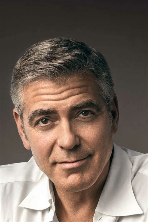 George Clooney Daily 조지 클루니 수염있는 남자 남자 헤어컷