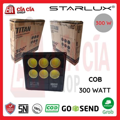 STARLUX Lampu Tembak Led COB 300W Floodlight COB 300 Watt Lampu Sorot