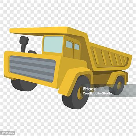Building Truck Tipper Cartoon Illustration向量圖形及更多貨車圖片 貨車 卡通 商業金融與工業