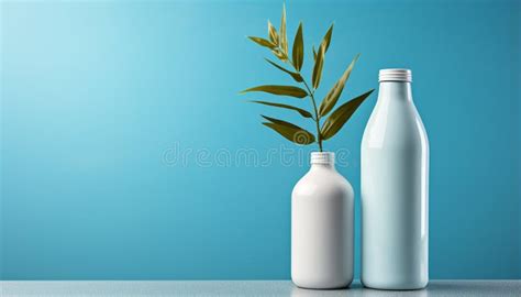 Freshness In A Bottle Nature Healthy Drink Generated By Ai Stock