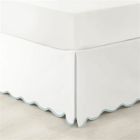 Lush Decor Coastal Chic Scalloped Edge Linen Textured Bed