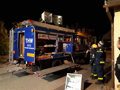 Ausbildung Beleuchtung THW Coburg Freiwillige Feuerwehr Föritz