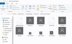 How To Replace Default User Account Avatar In Windows 10