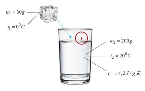 Thả Một Cục Nước đá Có Khối Lượng 30 Gam ở 00 C Vào Cốc Nước Có