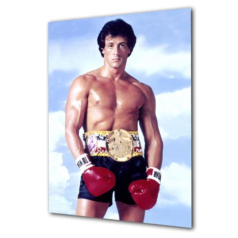 Classic Rocky Balboa Sylvester Stallone Restored Photograph Prints In