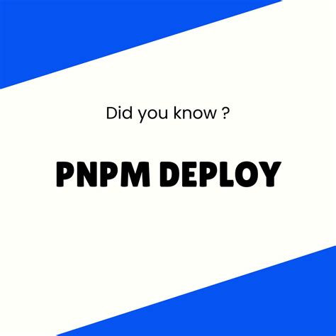 thomas michel on linkedin pnpm deployment nodejs devops