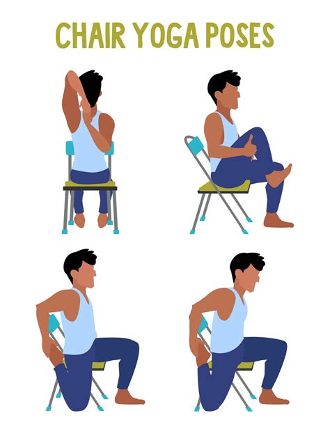 Printable Chair Yoga Sequence Rillycl
