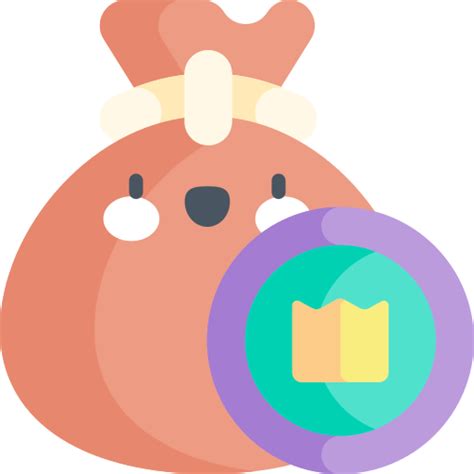 Doubloon Kawaii Flat Icon