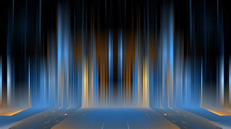 빛나는 연단 벽 반사 네온 유리 기하학적 흐린 모양 미래주의 밝은 색상 줄무늬 미용 제품 쇼케이스 3d 렌더링 3차원 형태에 대한 스톡 사진 및 기타 이미지 Istock