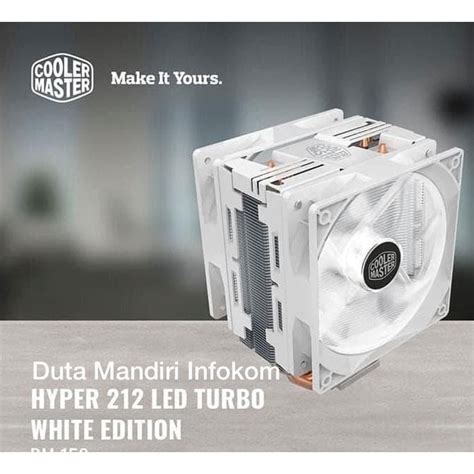 Jual Cooler Master Hyper White Led Turbo Dual Fan Air CPU Cooler Shopee Indonesia