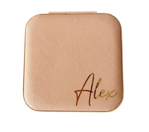Personalised Travel Jewellery Case Bridesmaid T Ideas Bridesmaid Boxes