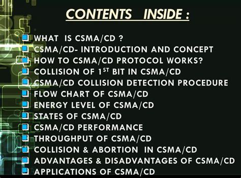 Csma Cd Ppt On Slideshare Ppt