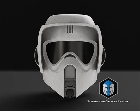 Scout Trooper Helmet 3d Print Files Galactic Armory