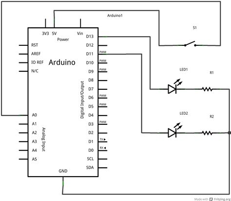 軟體積木 And 智高積木 科技創新教學活動 無段開關控制 2 Led