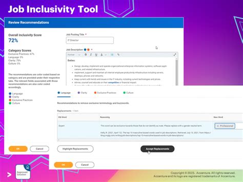 Job Inclusivity Tool Workday Marketplace