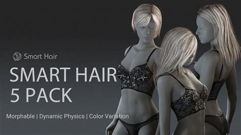 CC CC IClone IClone Smart Hair Pack YouTube