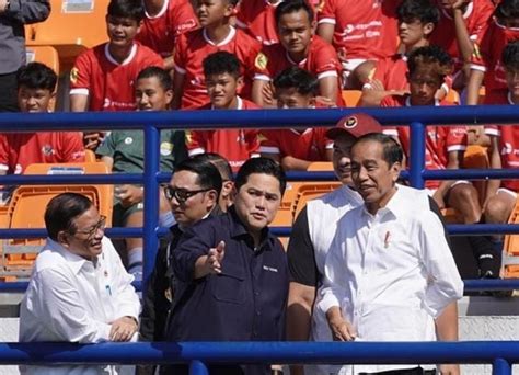 Presiden Jokowi Puji PSSI Di Bawah Pimpinan Erick Thohir