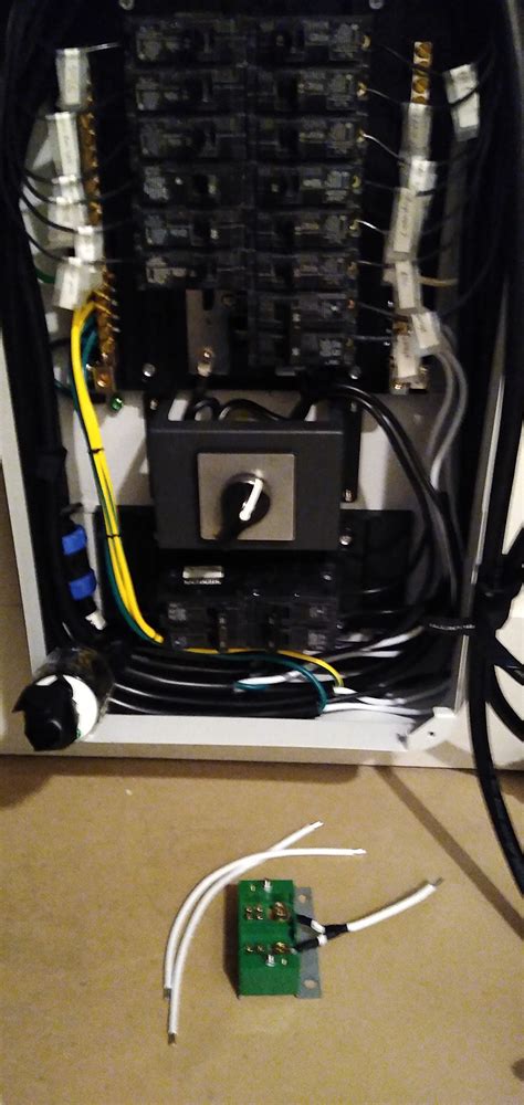how do i install neutral block into sub panel switch accessories