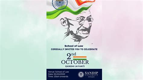 [video] Apurva Anant Mahajan On Linkedin Schooloflaw Sandipuniversity Gandhijayanti2022