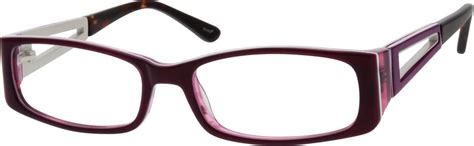 Purple Acetate Full Rim Frame With Metal Alloy Temples 7831 Zenni