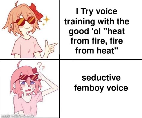 I Was Going For A Casual Girl Voice Raddle