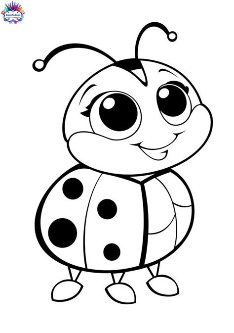 Joaninha Para Colorir De 20 Desenhos De Joaninha Para Pintar