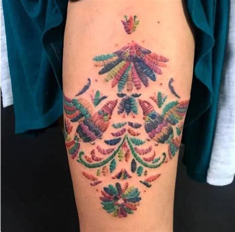 Fotos Tatuajes Bordados La Nueva Tendencia De Arte Corporal Mujerhoy