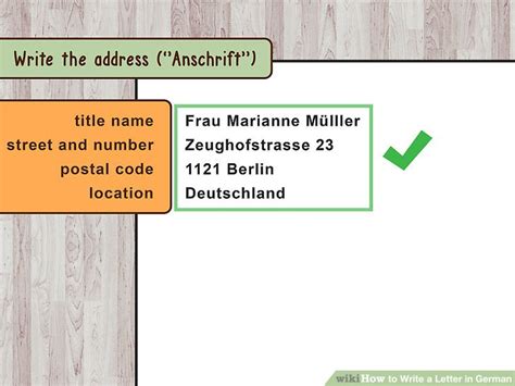 3 Ways To Write A Letter In German Wikihow