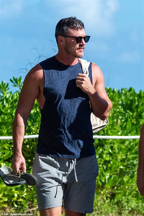 Luke Evans 40 Flaunts His Incredible Hunky Physique In Tiny Briefs In