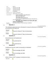 201940 Fall 2019 CEFS 521 Docx Test Started Submitted Due Date