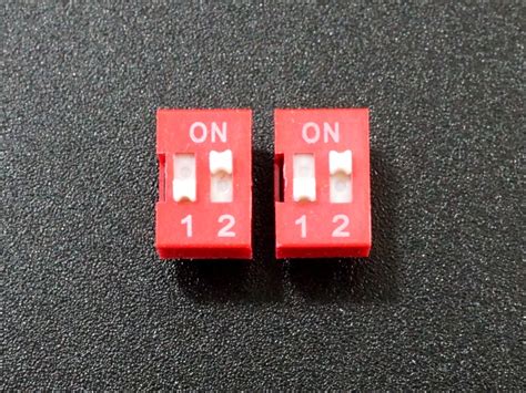 DIP Switch 2 Position 2 Pack ProtoSupplies