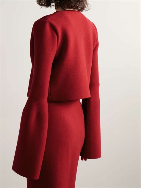 Gabriela Hearst Katlin Cropped Wool Jacket Net A Porter