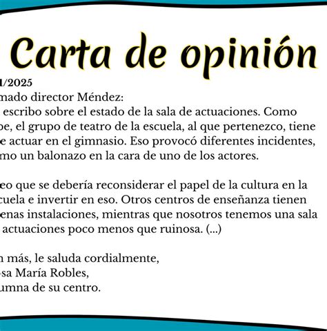 Carta De Opinion Partes Estructura Y Ejemplos 2022 Images Images And