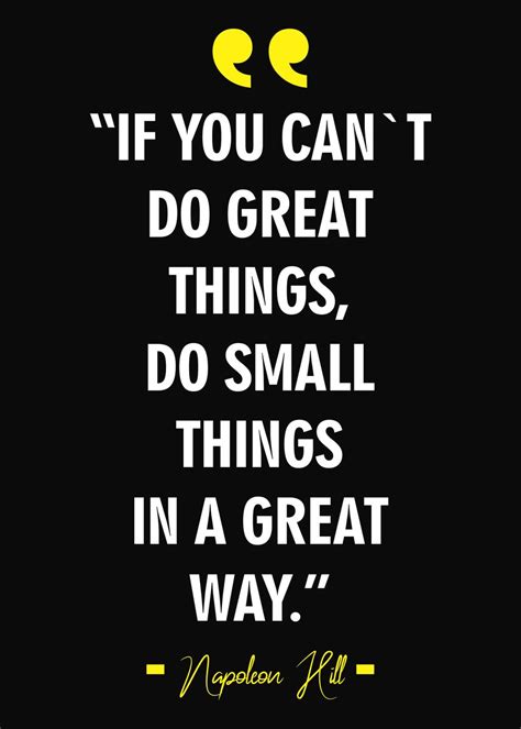 Napoleon Hill Quote Poster Picture Metal Print Paint By Remang