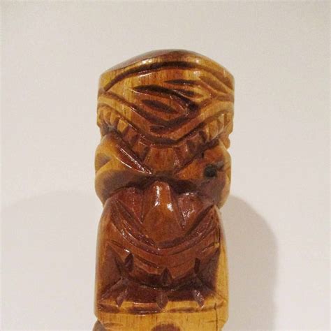 Hand Carved Tiki Etsy