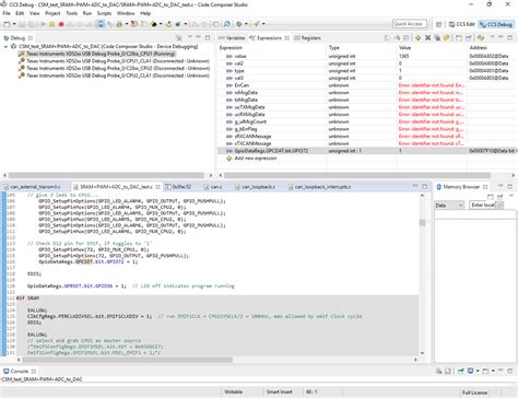 TMS320F28377D Issue When Talking With SRAM Maybe Because Of D12