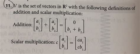 Solved A Set V Is Given Together With Definitions Of Chegg Com