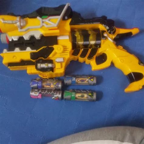 Power Rangers Dino Charge Kyoryuger Dx Gabu Revolver Gun Zyudenchi P Set Bandai