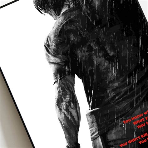 John Rambo Rambo 4 Inspired Vector Art A3 Poster Digital Etsy