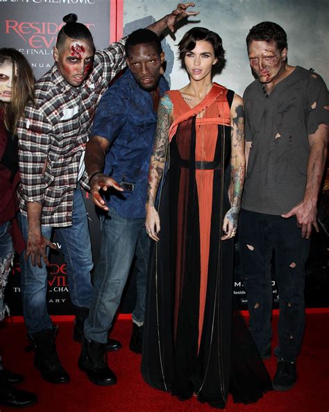 Ruby Rose Resident Evil The Final Chapter Premiere In Los Angeles