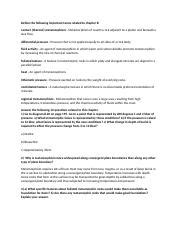 Geol 111 Assign 8 Docx Define The Following Important Terms Related